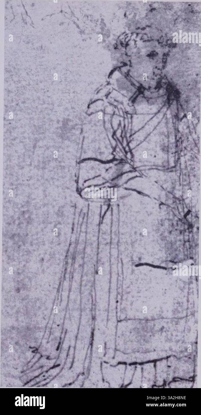 This recto sketch by Carpaccio illustrates the detailed anatomy and ...