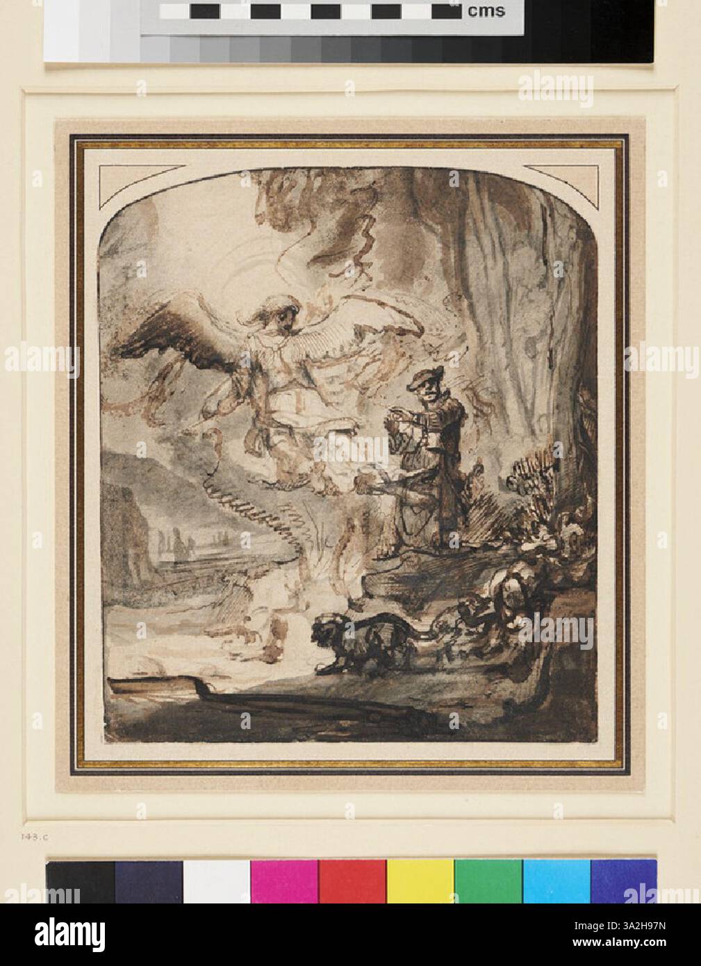 This painting, attributed to Samuel van Hoogstraten, depicts the ...