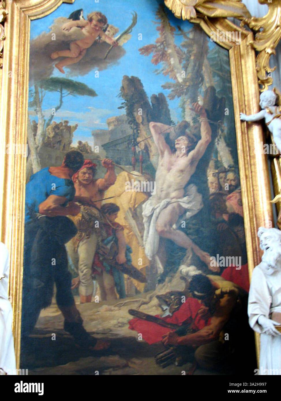 'Marter des hl. Sebastian' by Tiepolo depicts the martyrdom of Saint ...