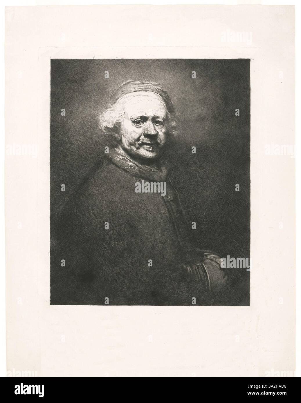 'Portrait de Rembrandt âgé' depicts Rembrandt in his advanced years ...