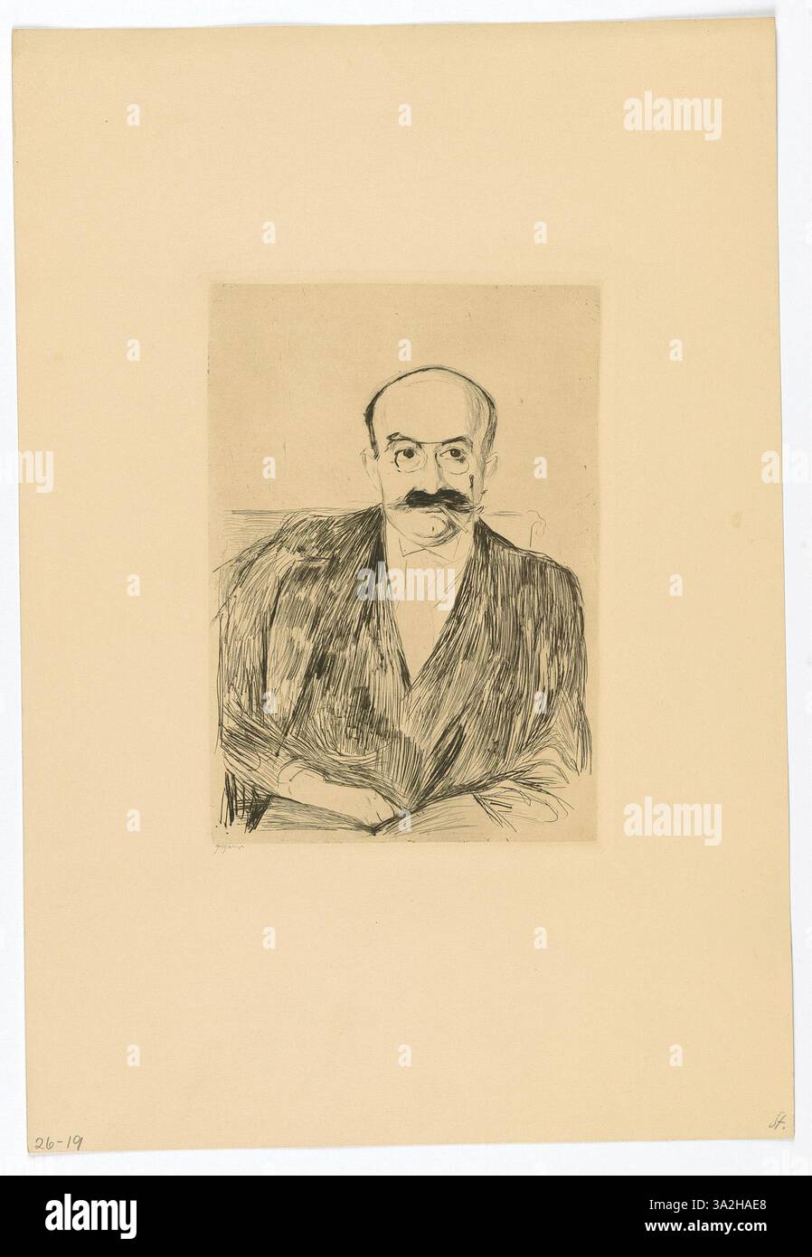 Edvard Munch’s 1924 portrait of Dr. Max Asch is painted in a subdued ...