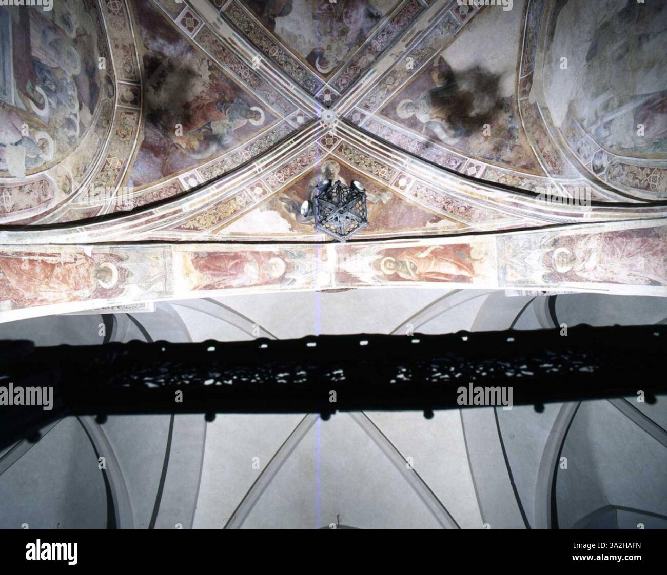 'Santi' by Lorenzo Monaco features a group of saints, each depicted ...