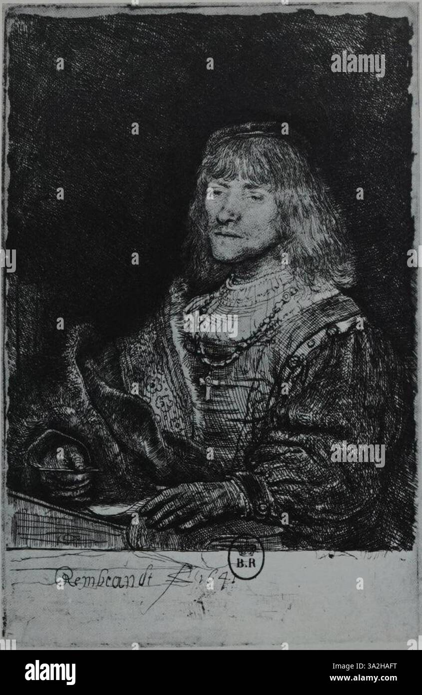 'White and Boon, B261-I' demonstrates Rembrandt’s expertise in using ...