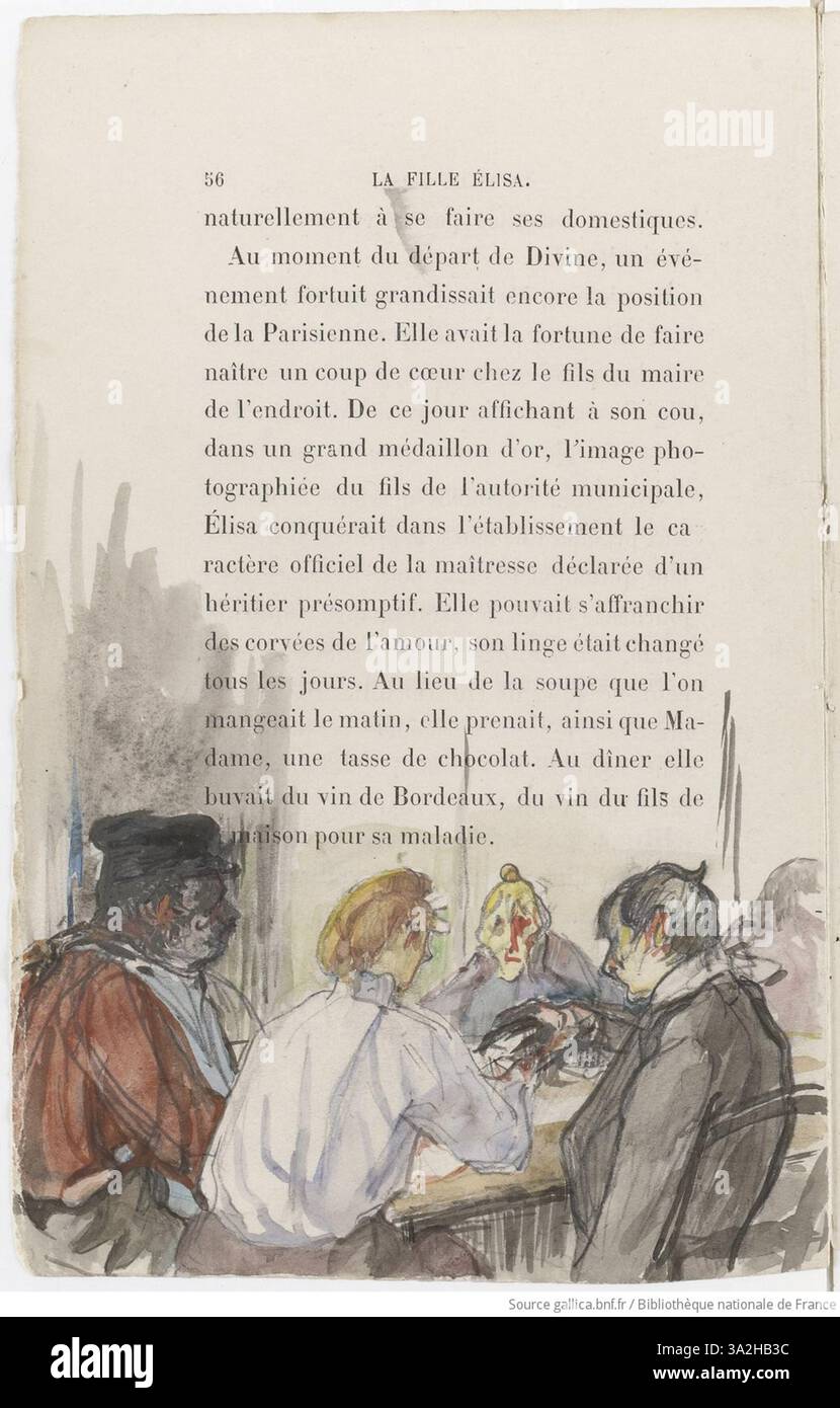 Toulouse-Lautrec’s portrait of Élisa shows the model with a serene yet ...