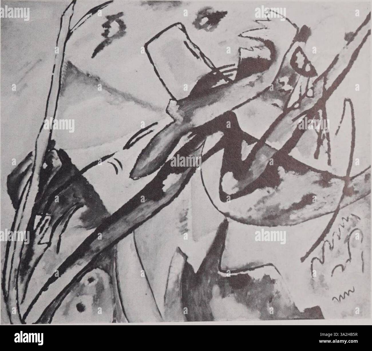 Kandinsky’s 0396 features a combination of abstract forms, color ...