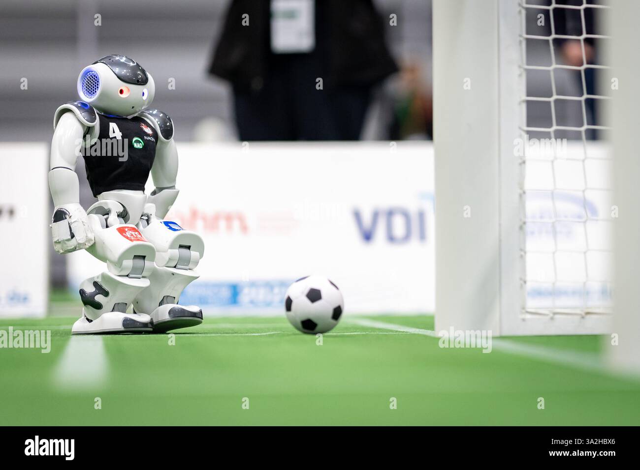 Nuremberg, Germany. 13th Mar, 2025. An autonomous intelligent robot ...