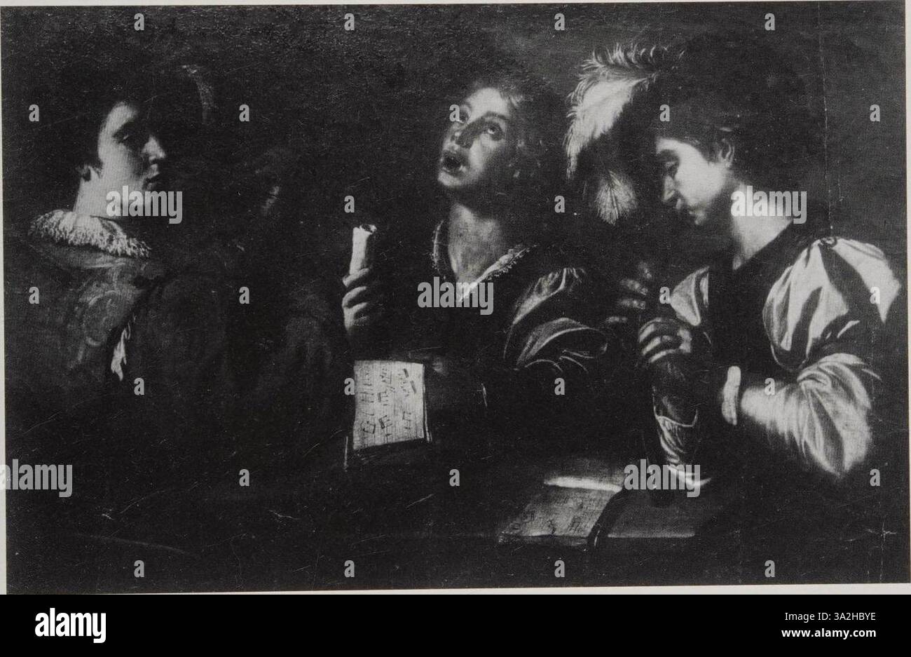 This work, attributed to Caravaggio, showcases the artist’s use of ...