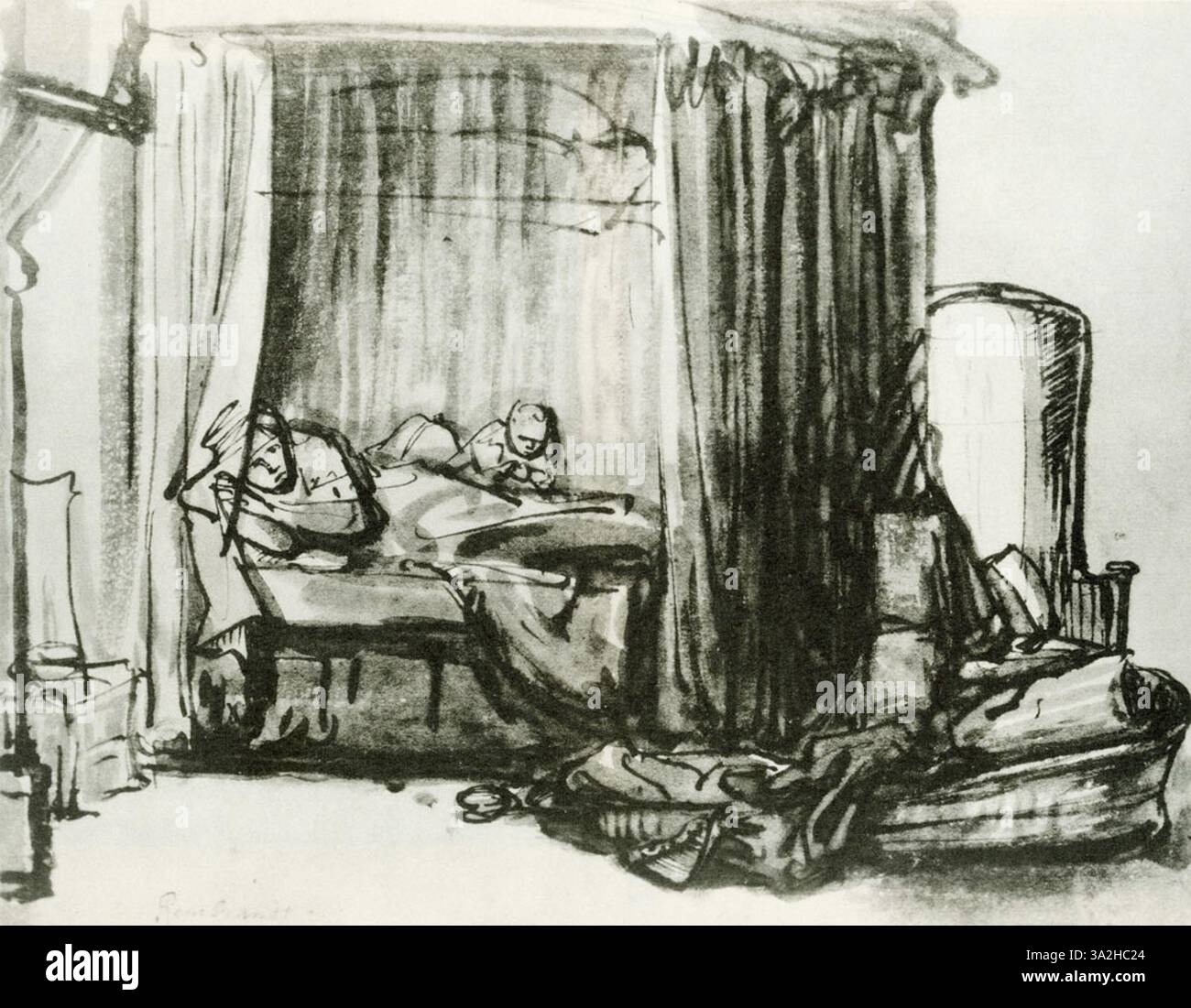 In this 17th-century portrait, Rembrandt’s use of chiaroscuro creates a ...