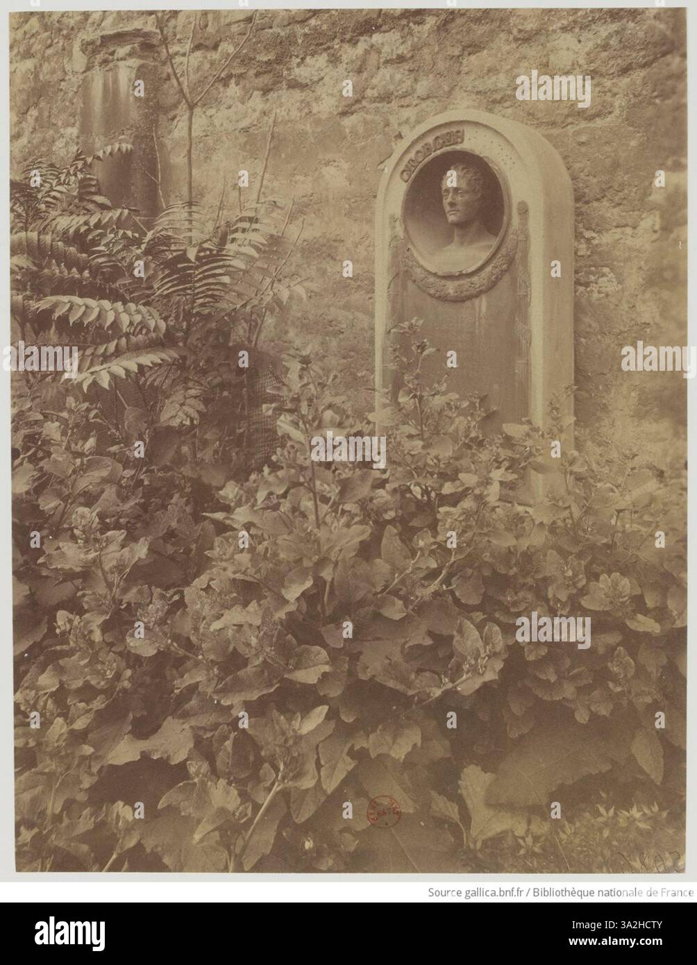 A photograph of the former Sainte Marguerite Cemetery on Rue Saint ...