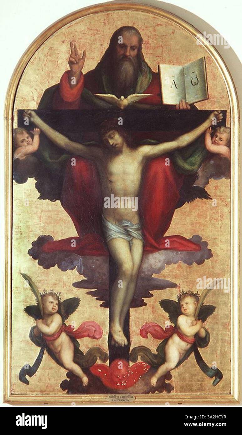 Albertinelli’s Trinity painting showcases the Christian doctrine of the ...