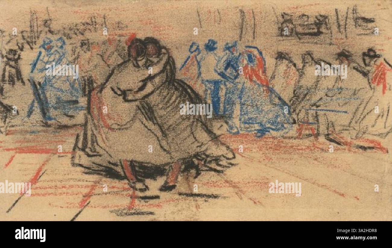 This painting by Vincent van Gogh emphasizes the artist’s signature use ...