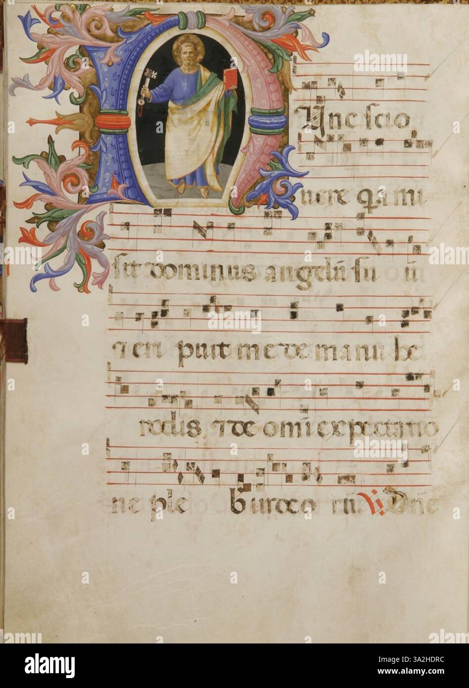 Beato Angelico’s 'Saint Peter the Apostle' depicts the revered apostle ...