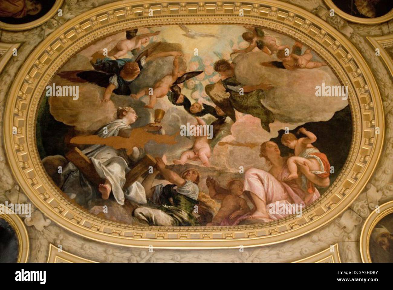 This allegorical painting represents Faith, personified as a female ...