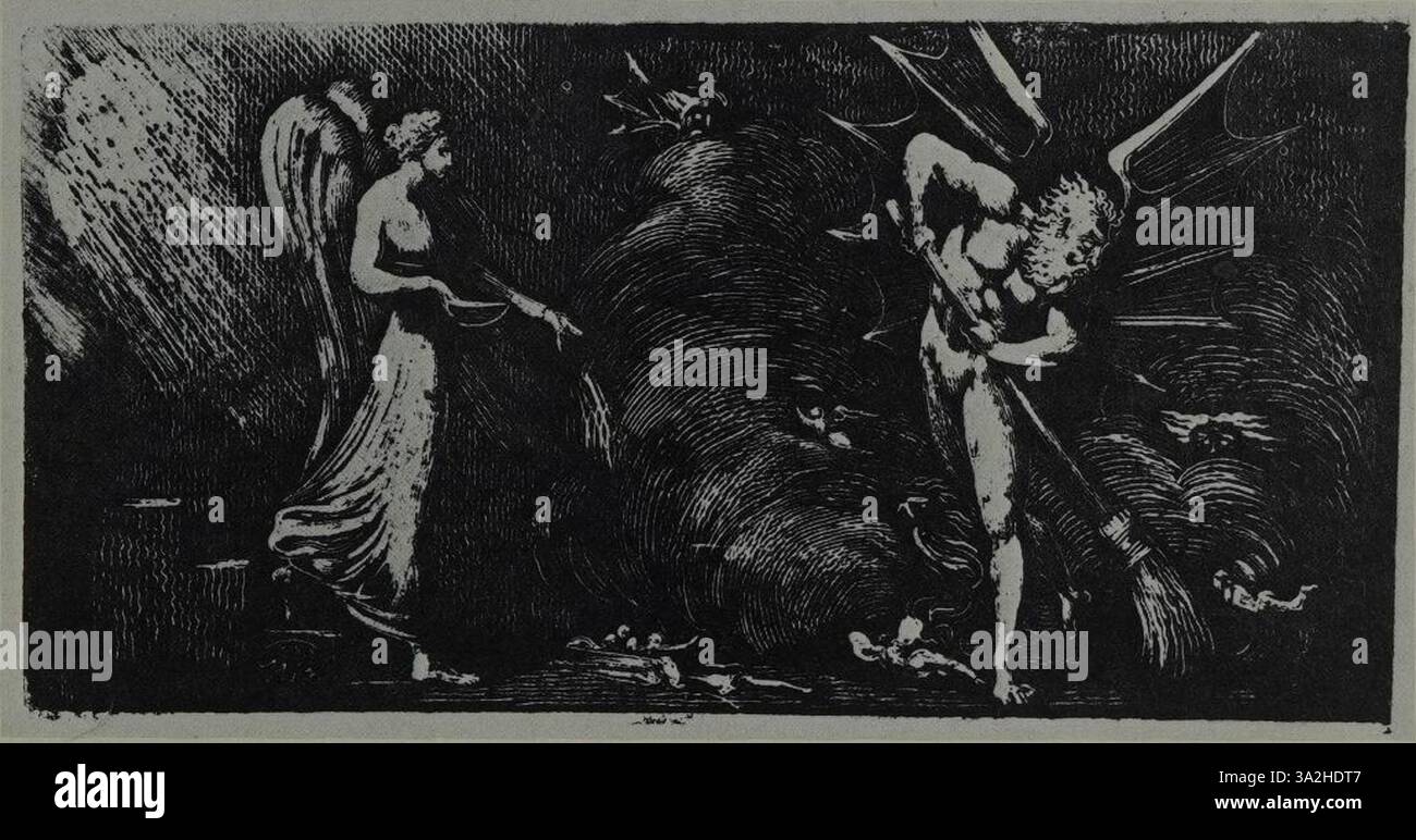A detailed work by William Blake that exemplifies his unique style. The ...
