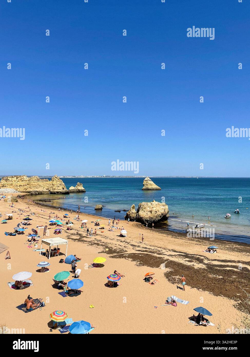 Portugal, Lagos, Dona Ana beach Stock Photo - Alamy