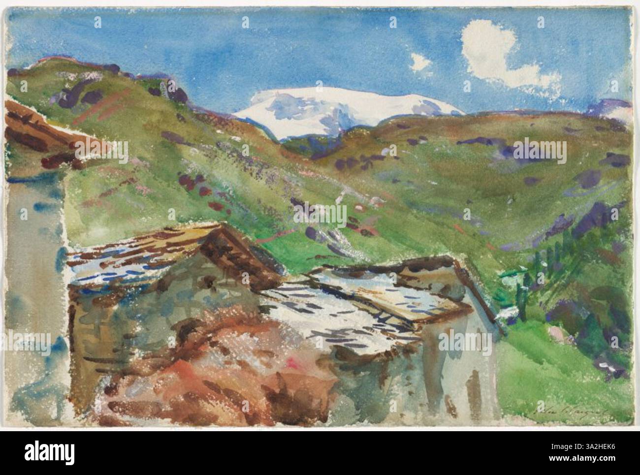 'In Austrian Tyrol' by John Singer Sargent from 1911 depicts the ...