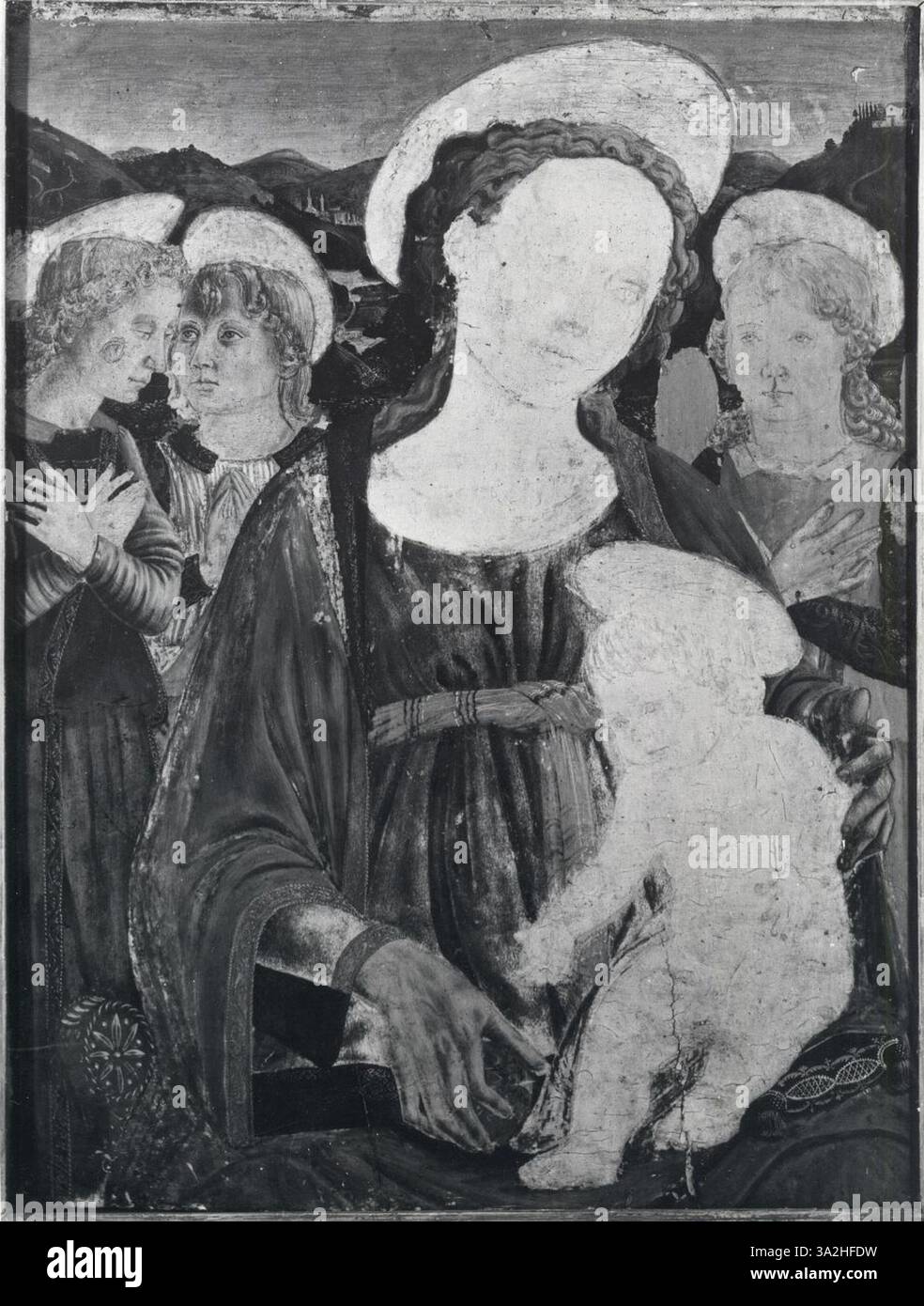 This 15th-century Florentine painting, attributed to Cosimo Rosselli ...