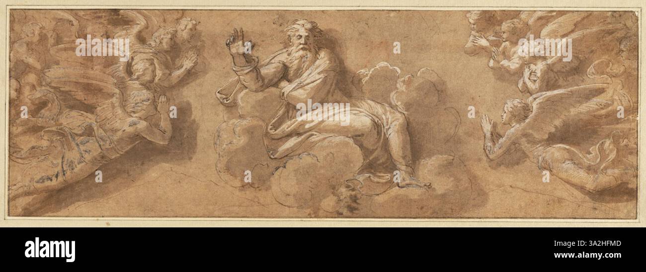 This drawing represents the establishment of the Sabbath, capturing the ...