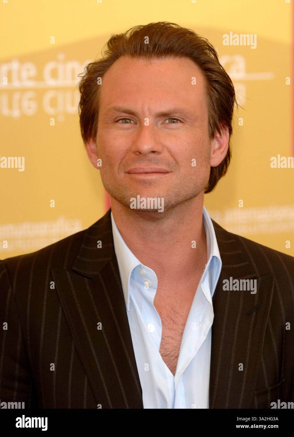 CHRISTIAN SLATER."Bobby" photocall at the 63rd Venice International ...