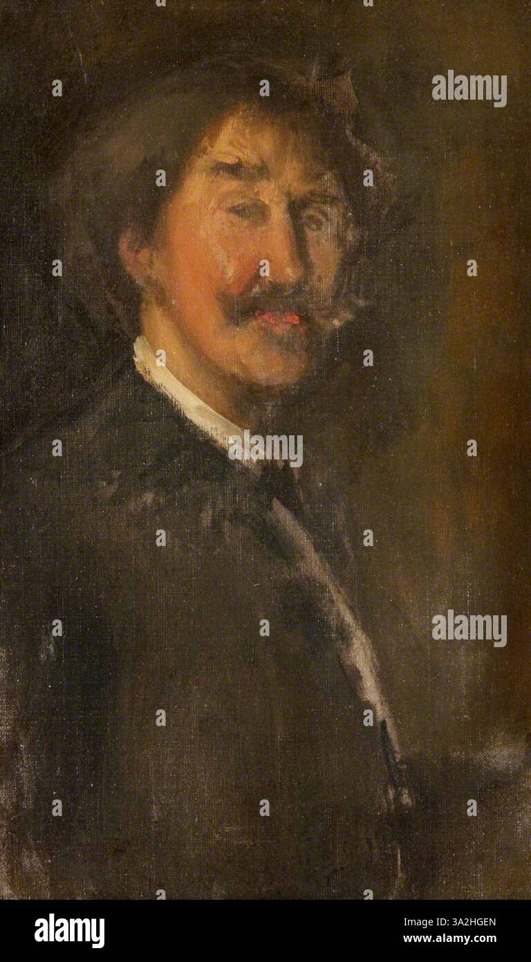 James McNeill Whistler’s self-portrait, painted in 1896, captures the ...