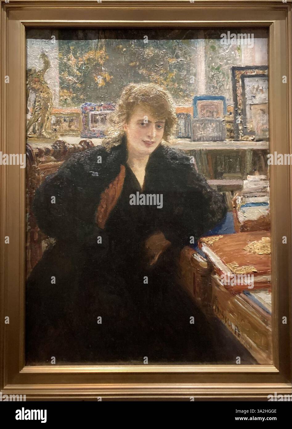 Ilya Repin’s 1918 portrait of Alissa Rivoire portrays her with great ...