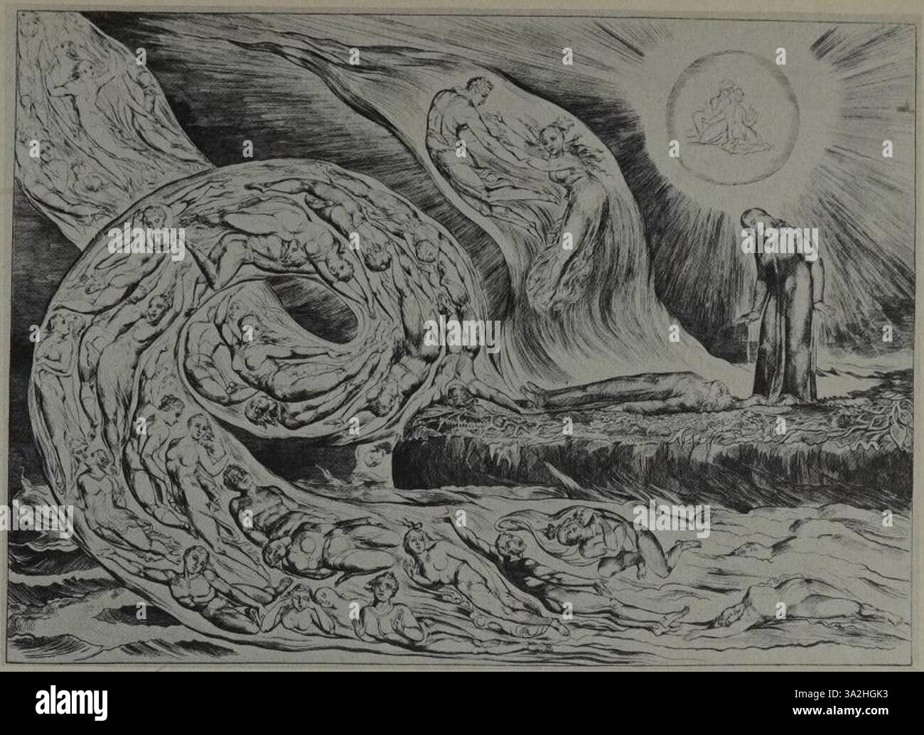 William Blake’s artwork captures his signature style, blending ...