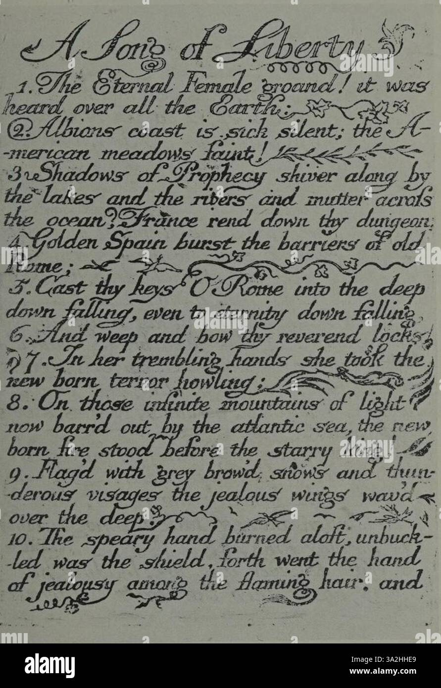 'Blake - Bindman, 106a' by William Blake features a dramatic, visionary ...