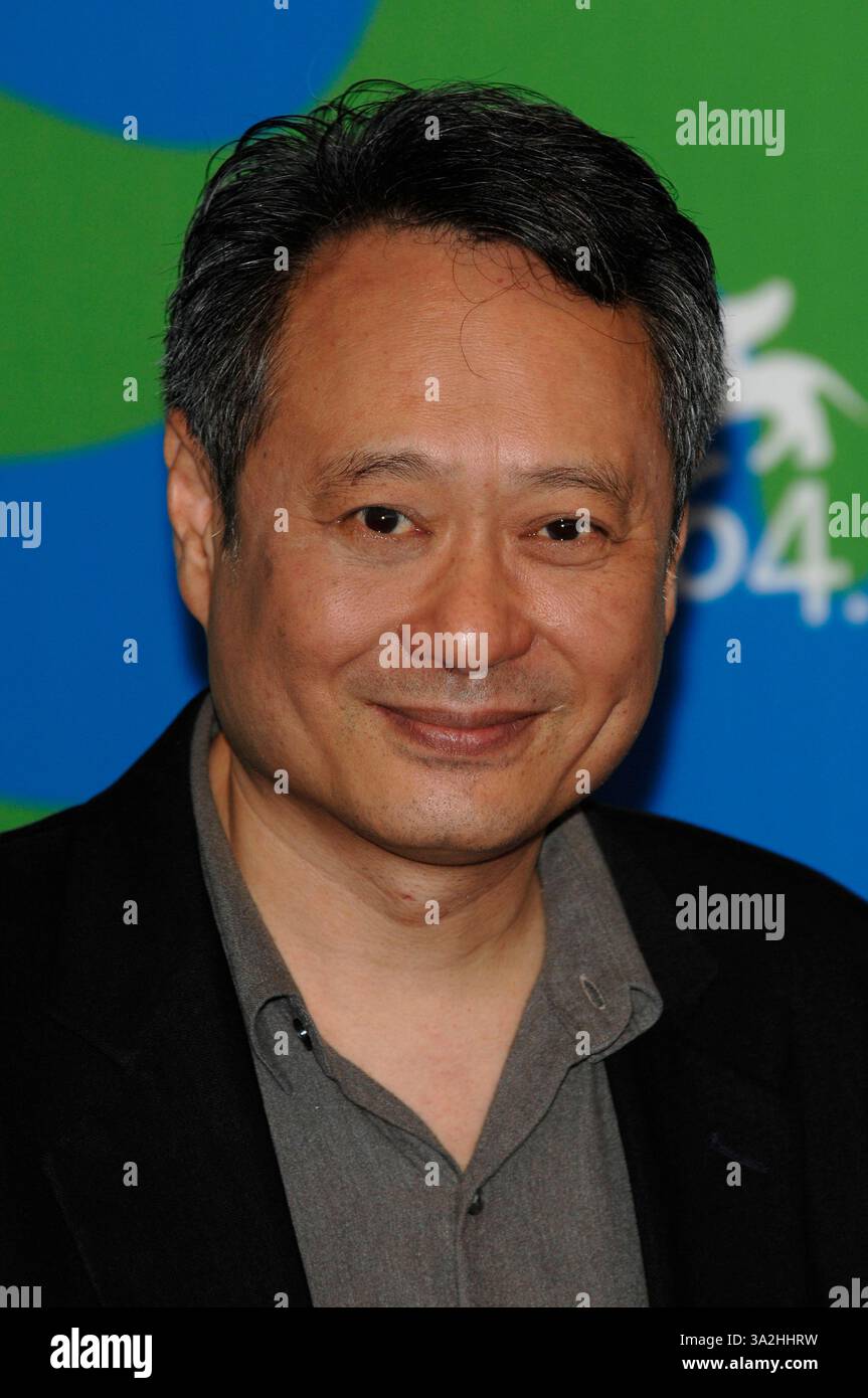 ANG LEE.Photocall for "Se, Jei (Lust, Caution)" at the 64th Venice Film ...