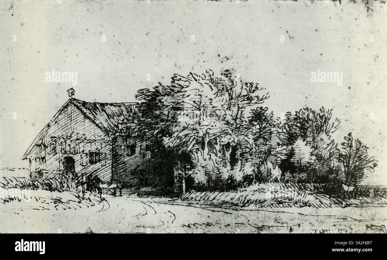 A Rembrandt work showcasing his renowned skill in capturing light and ...