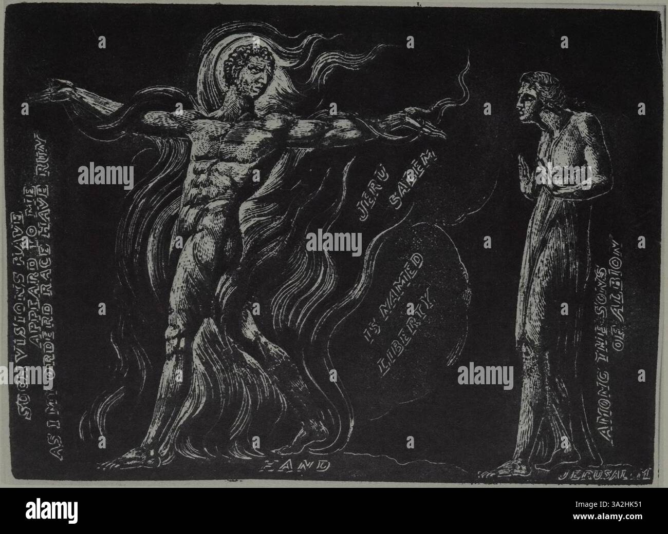 William Blake's work illustrates the eternal struggle between divine ...