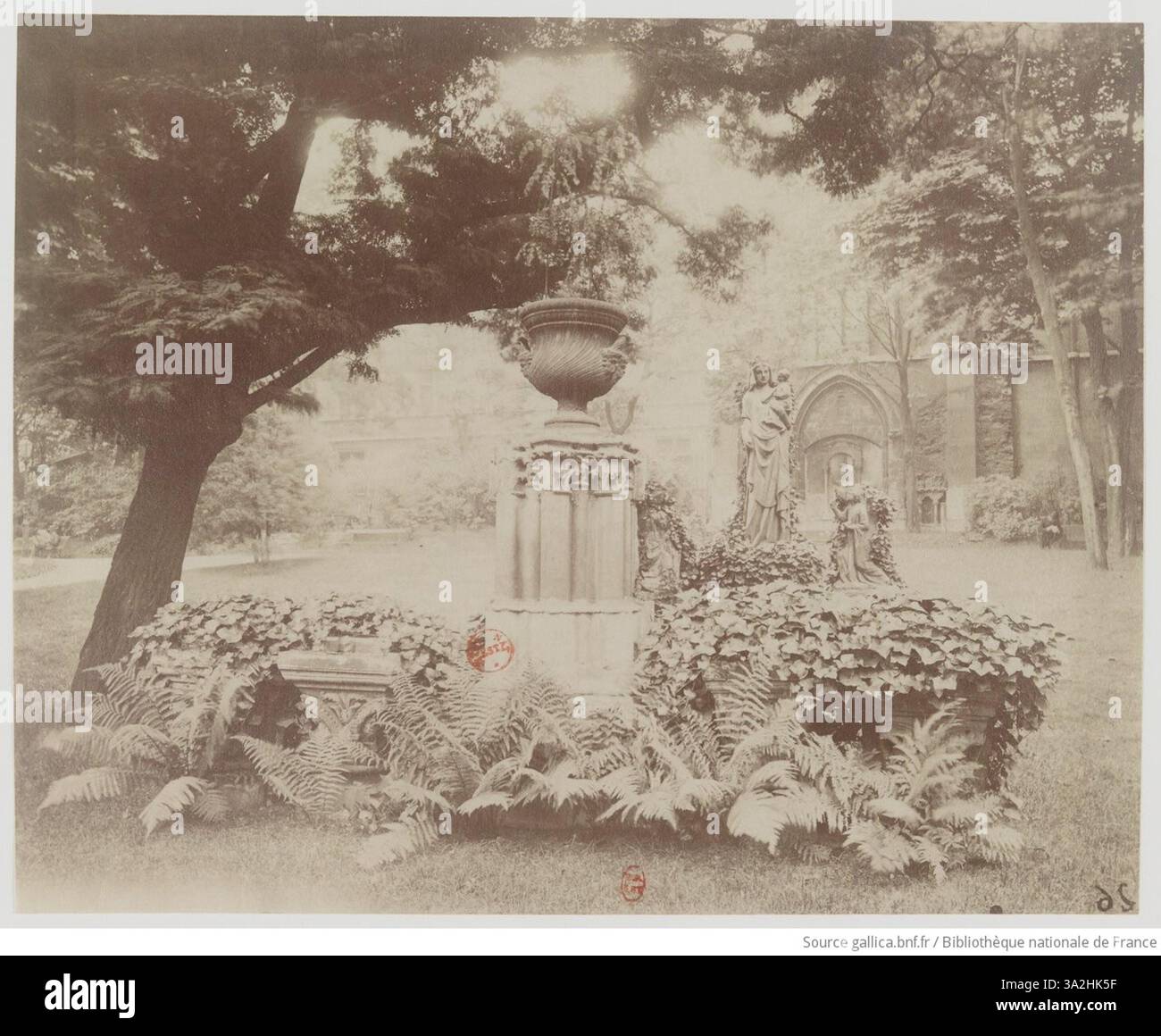 This 1898 photograph by Eugène Atget shows the architectural and ...