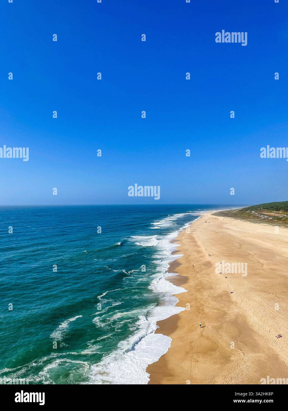 Portugal, Nazare, North beach Stock Photo - Alamy
