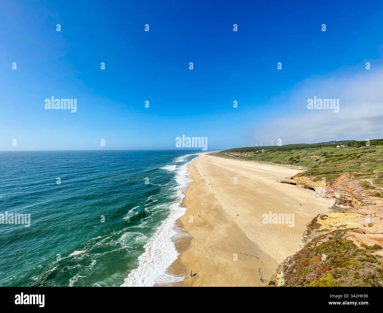 Portugal, Nazare, North beach Stock Photo - Alamy