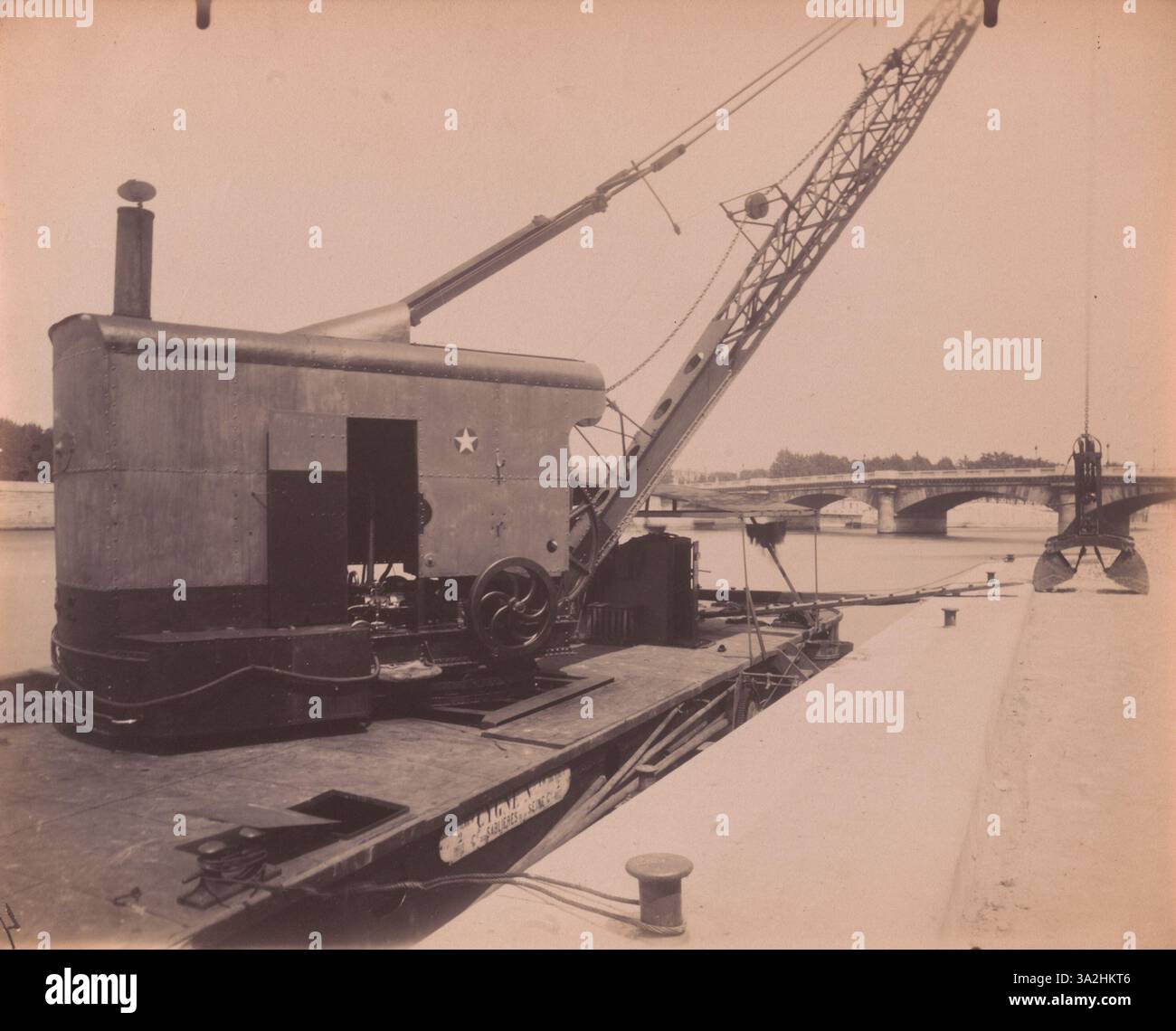 Eugène Atget’s 1913 photograph captures the Port des Invalides ...