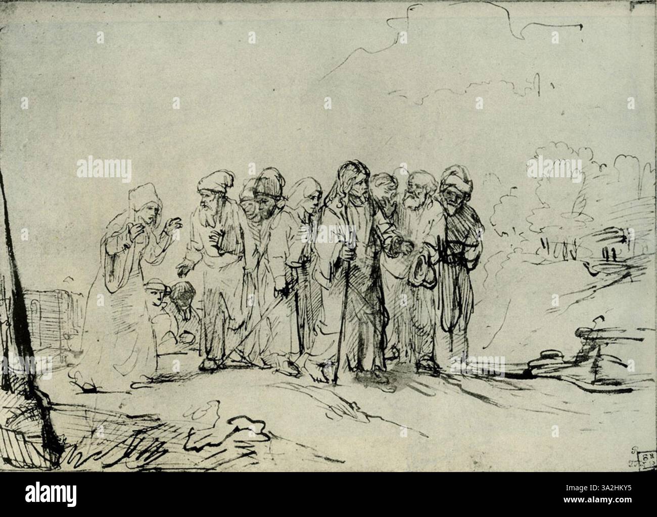 This portrait captures the subject with a focus on emotional complexity ...