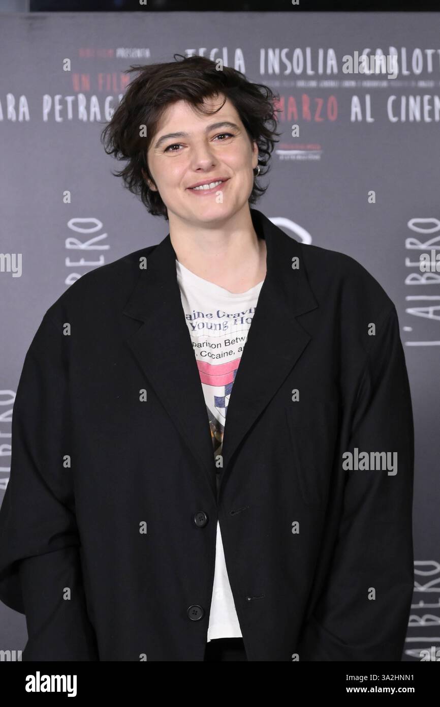 Rome, Italy. 13th Mar, 2025. Rome: Cinema Adriano. Photocall film "L'Albero". In the photo: Sara ...