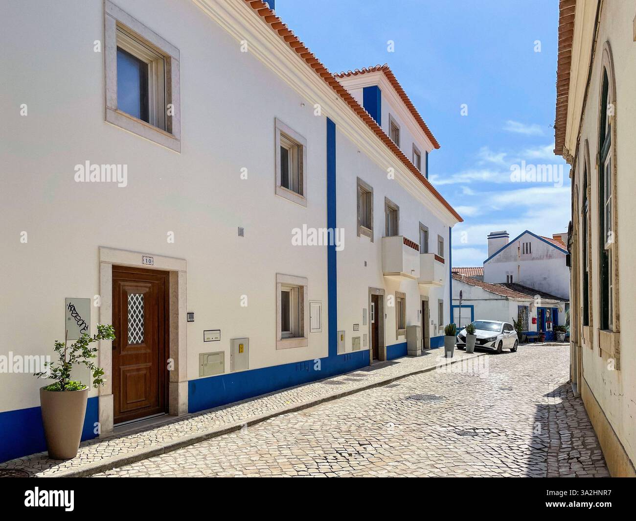 Portugal, Ericeira, old town Stock Photo - Alamy