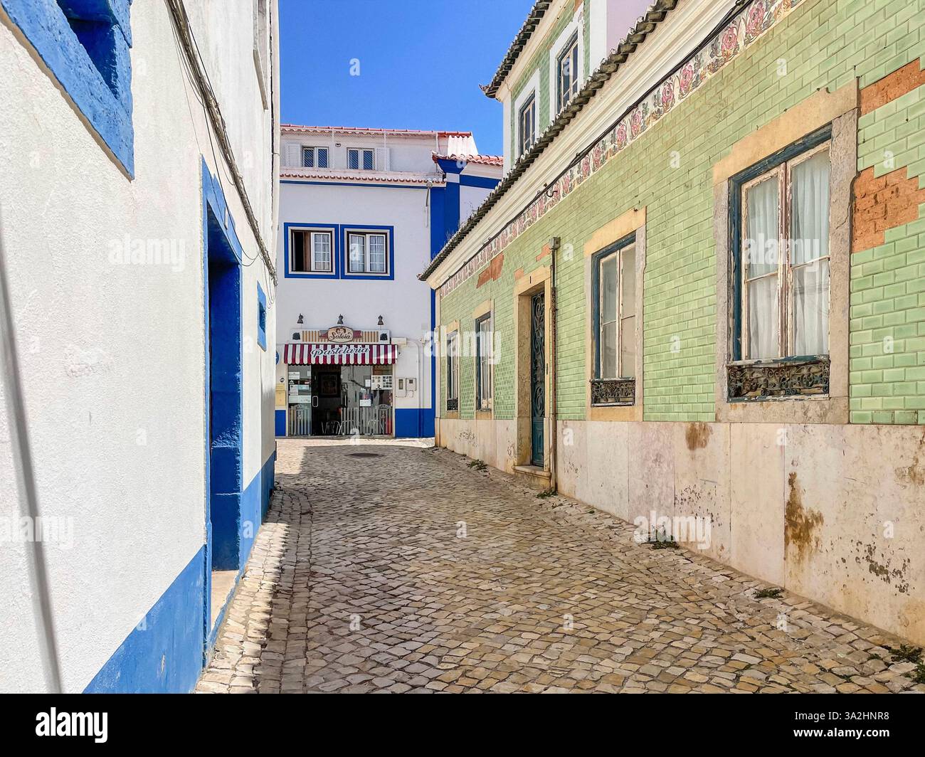 Portugal, Ericeira, old town Stock Photo - Alamy