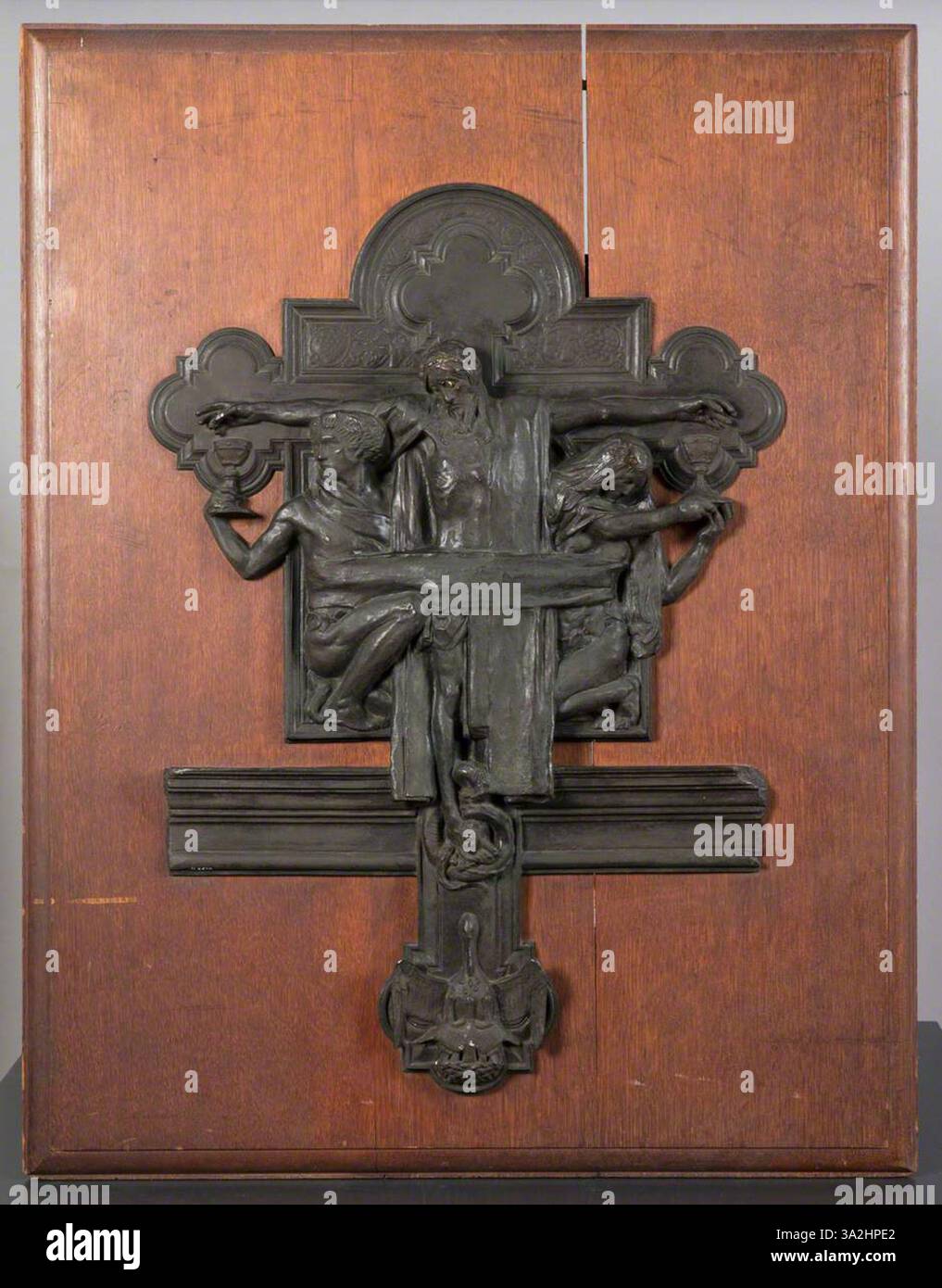 *The Crucifixion* by John Singer Sargent is a dramatic depiction of the Christian theme ...