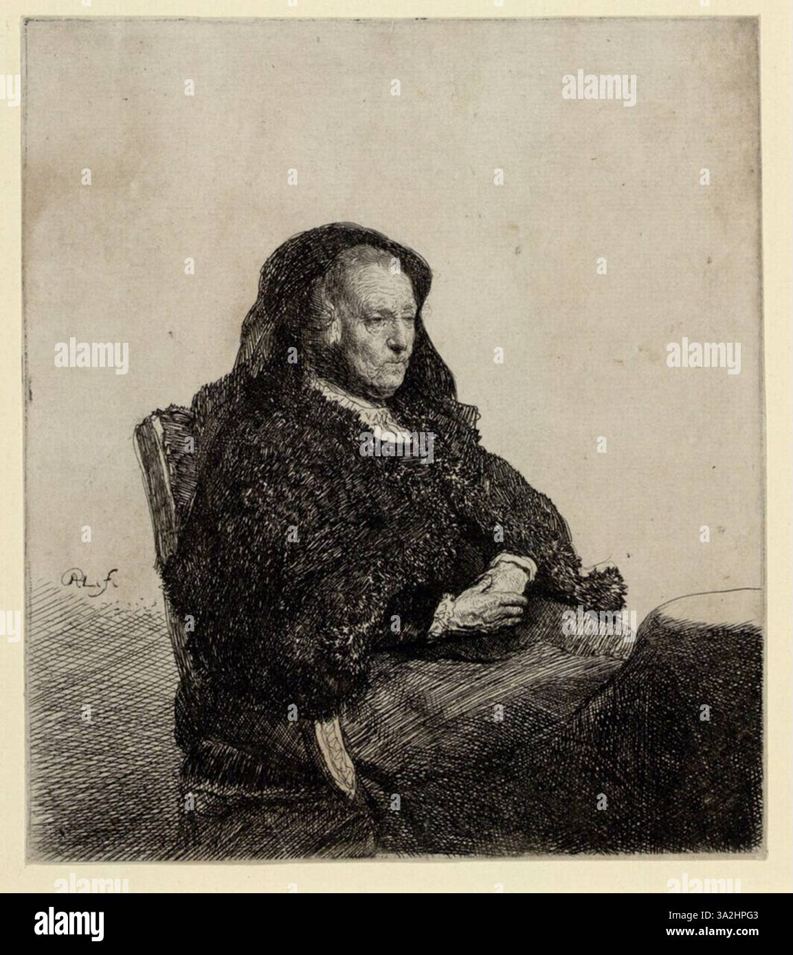 This Rembrandt portrait illustrates the artist’s signature chiaroscuro ...