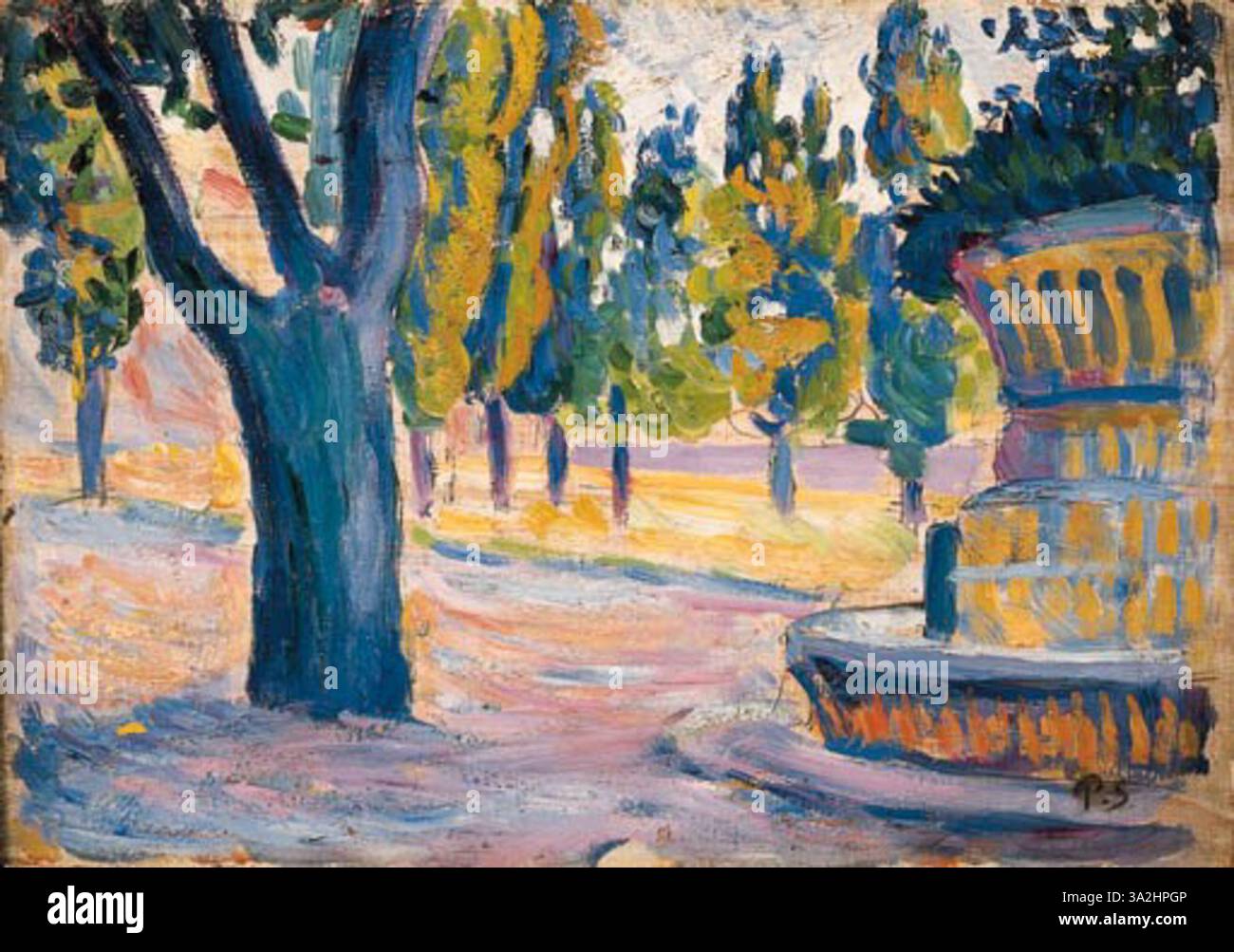 This 1895 study by Paul Signac depicts the lively Place des Lices in ...