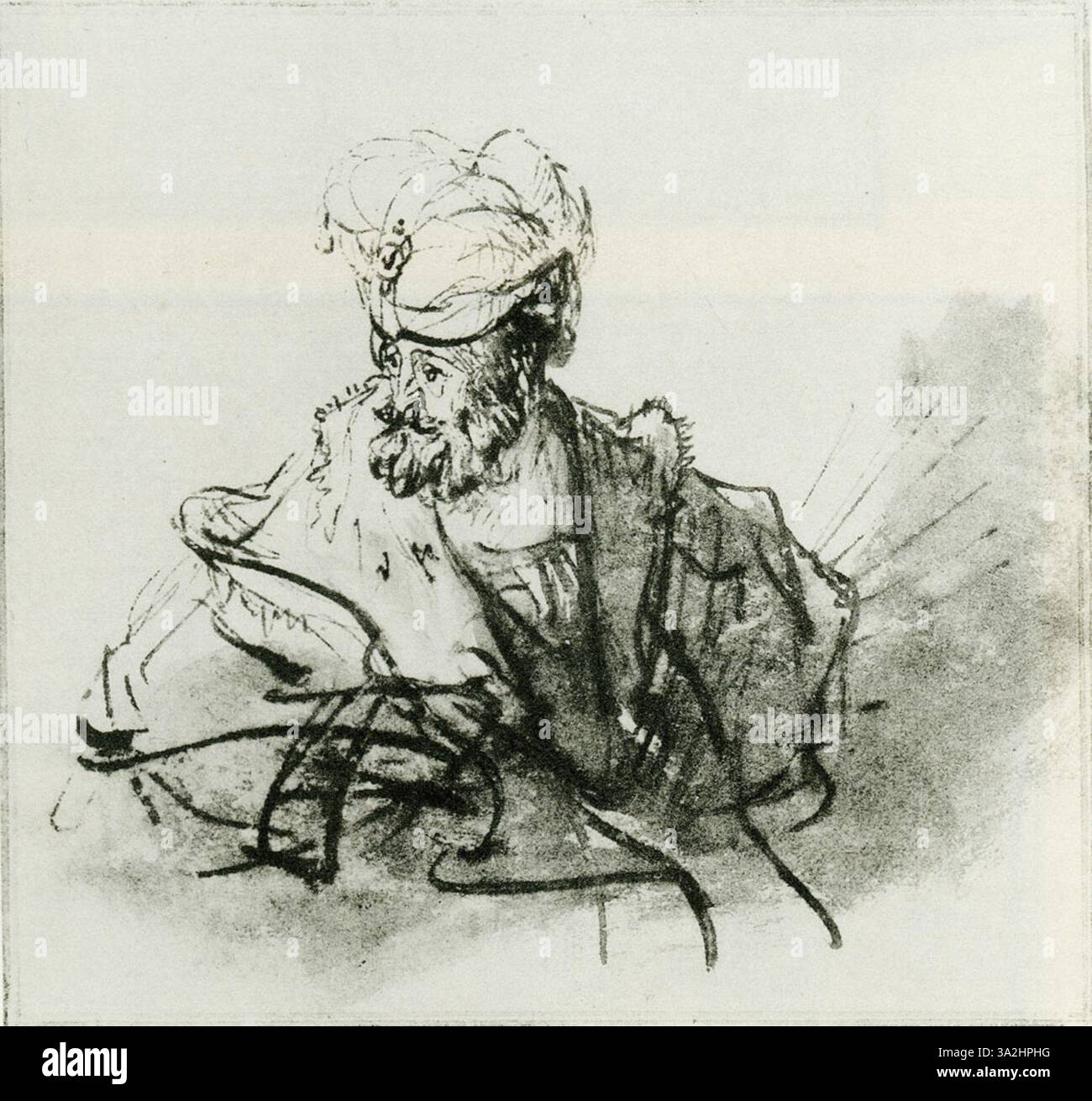This portrait by Rembrandt displays the artist’s exceptional technique ...