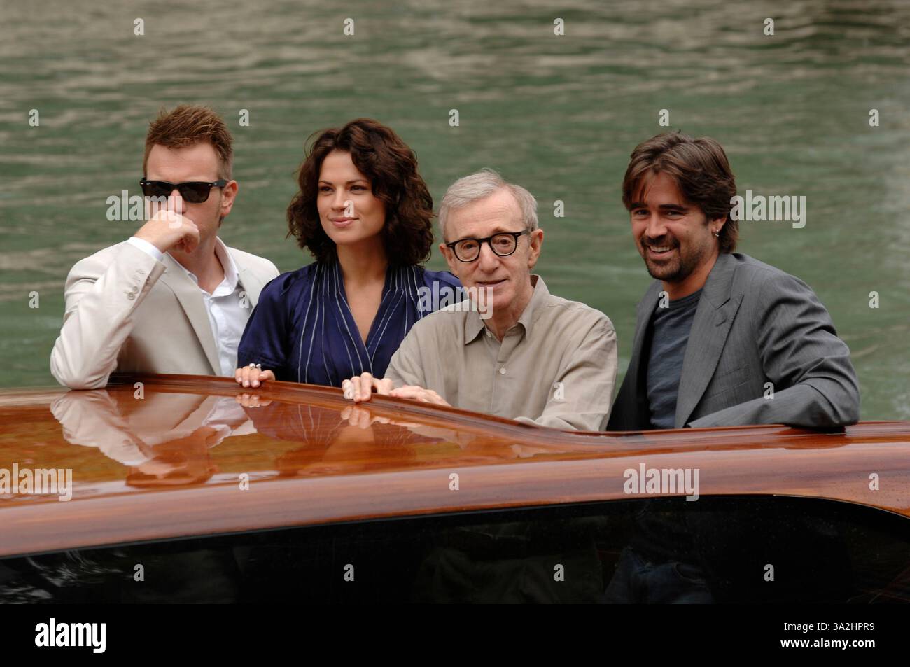 EWAN McGREGOR, HAYLEY ATWELL, WOODY ALLEN & COLIN FARRELL.Arriving by ...
