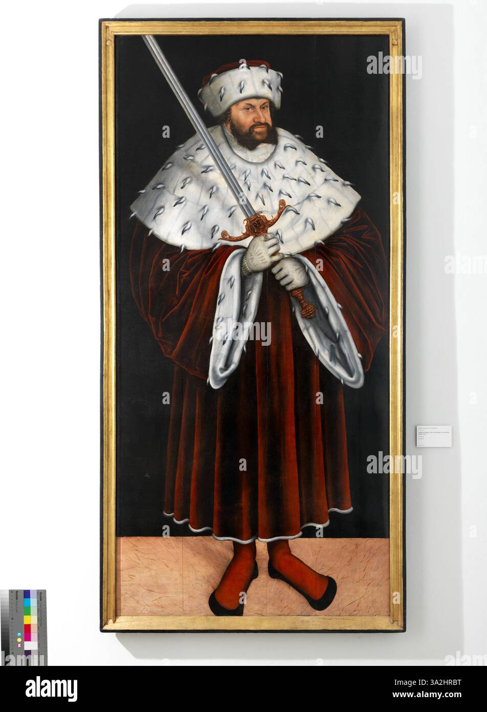 This portrait of Johann I, Elector of Saxony, painted between 1540 and ...