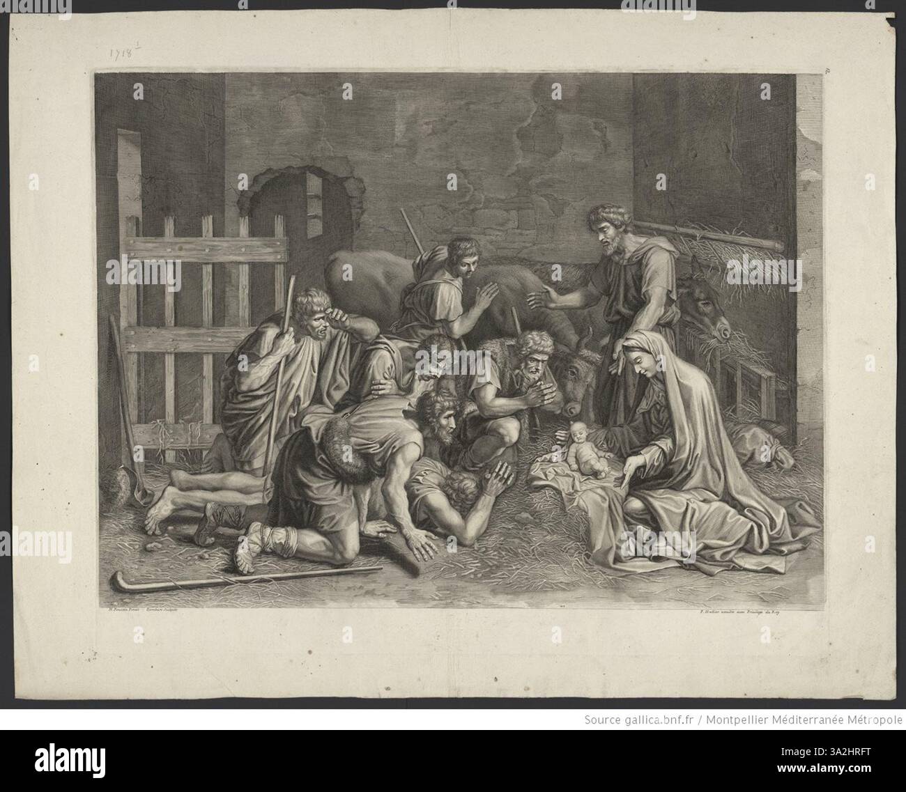 L'Adoration des bergers (The Adoration of the Shepherds) by Pierre ...