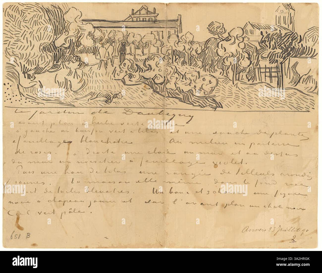 Van Gogh captures a moment of movement and emotion through his use of ...