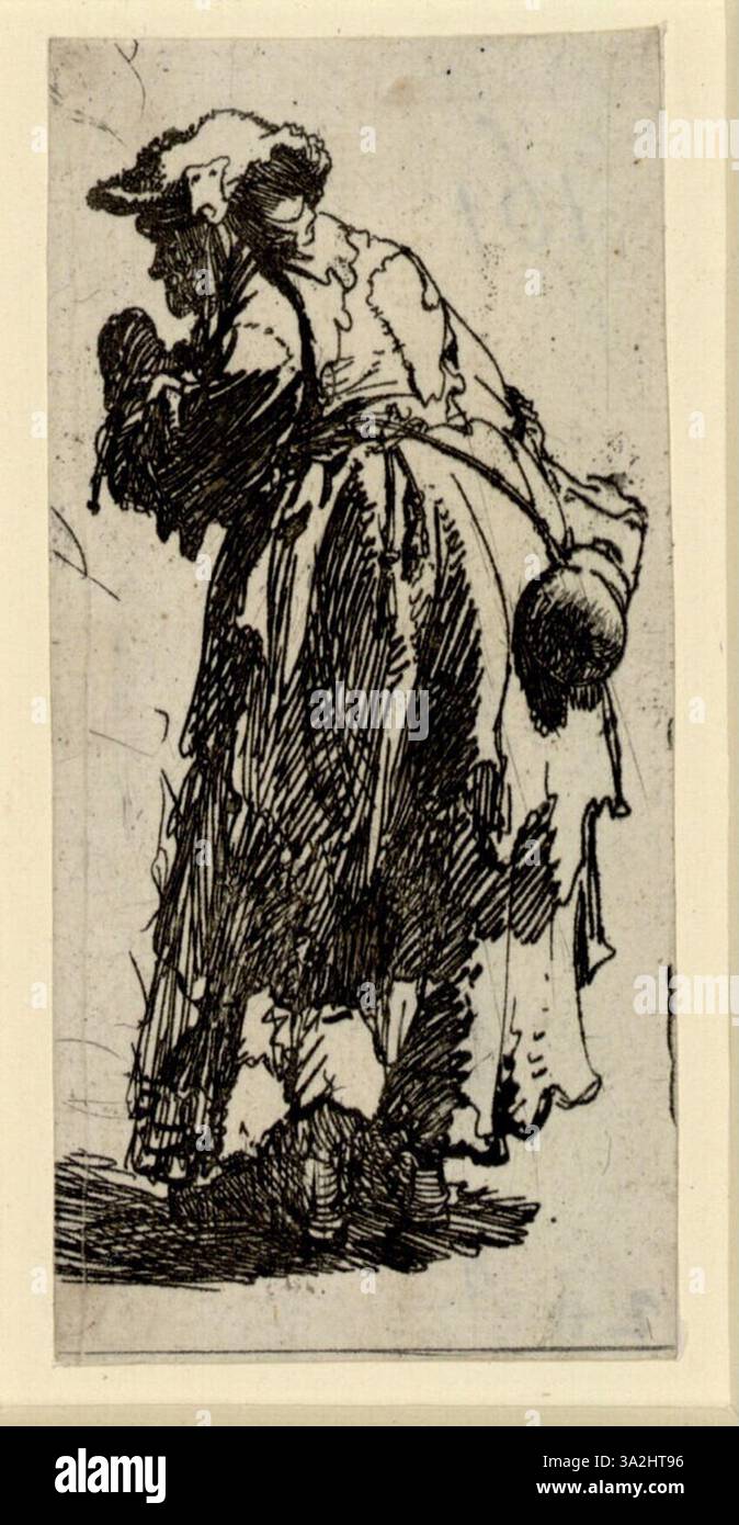 This portrait by Rembrandt, created in the 17th century, captures the ...