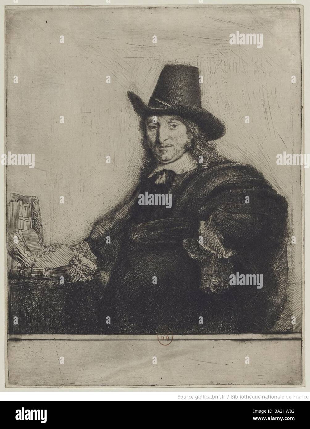 This portrait by Rembrandt showcases his skill in capturing the subject ...