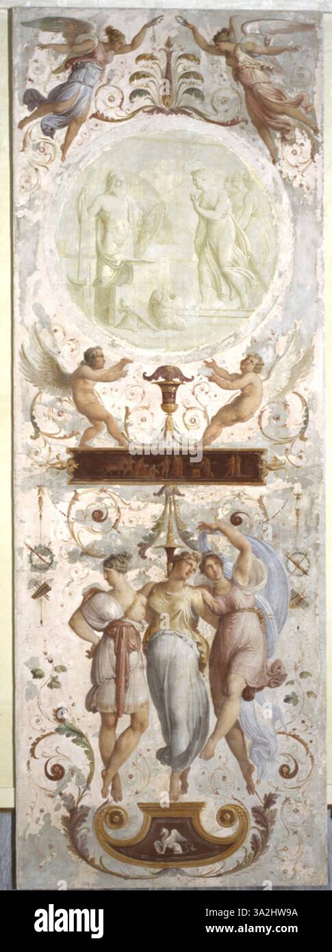 This painting by Francesco Hayez depicts the mythological scene of ...