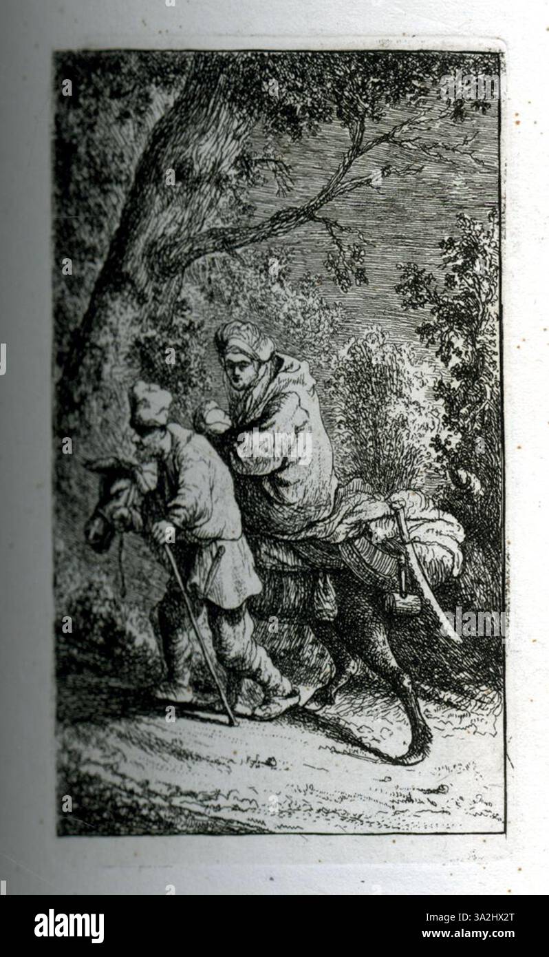 This etching by Rembrandt presents David Deuchar in an intimate ...